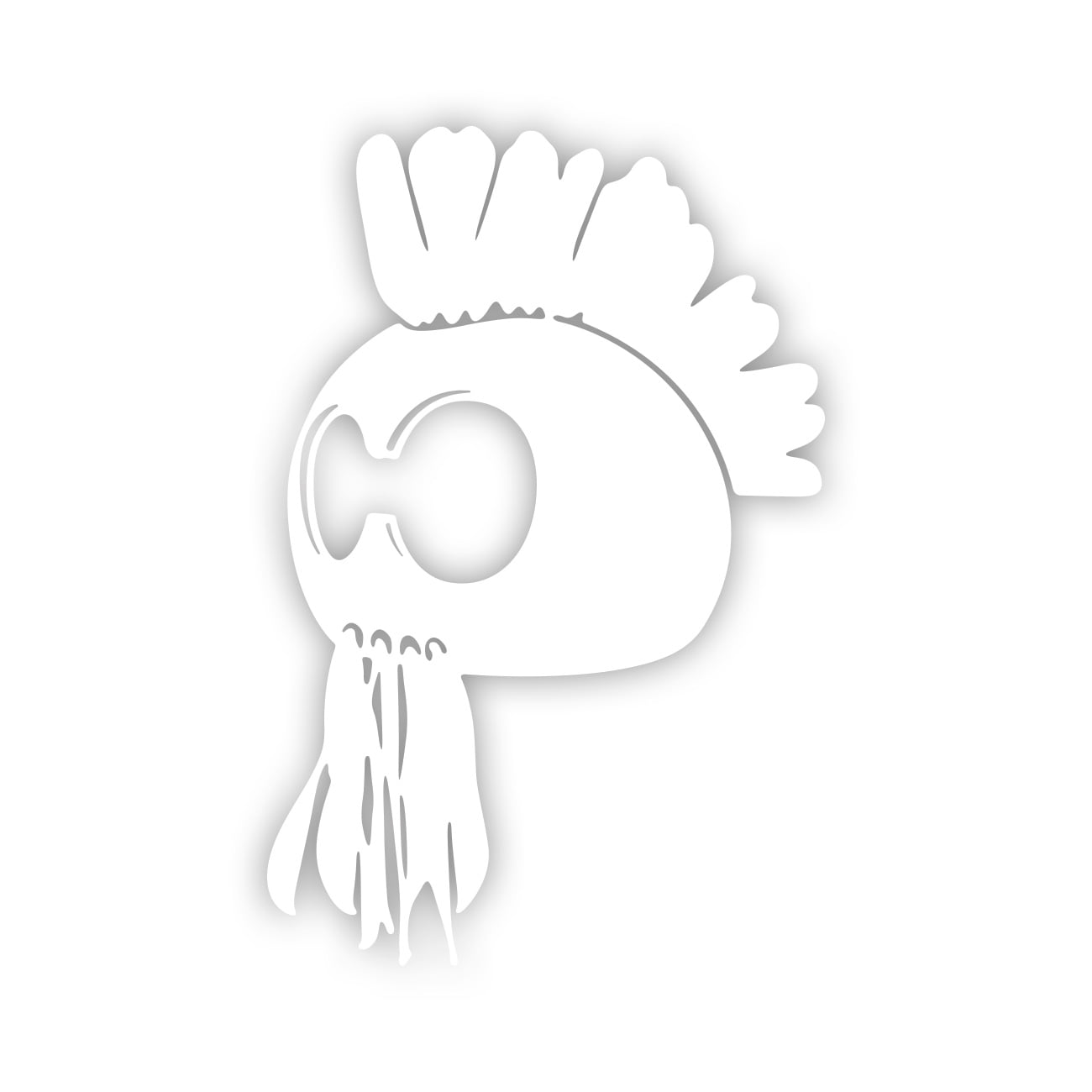 Ikaika Warrior Helmet Sticker Decal Die Cut - Self Adhesive Vinyl ...