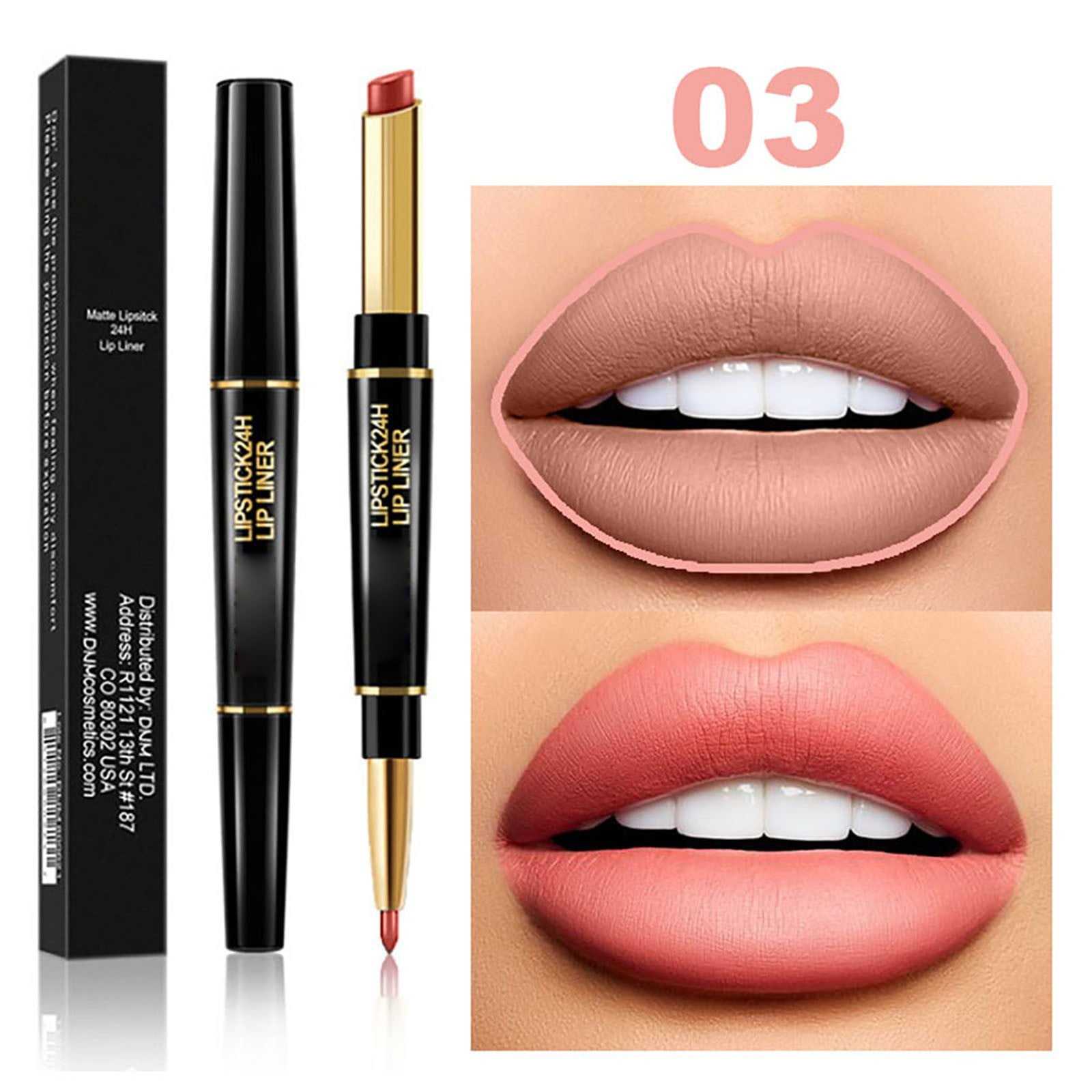 Click here for Herunwer Rose Gold Metallic Womens Matte Lipstick... prices