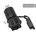 Anxingo 7 Pin to 4 Pin 5 Pin Flat Trailer Adapter, Waterproof Trailer ...