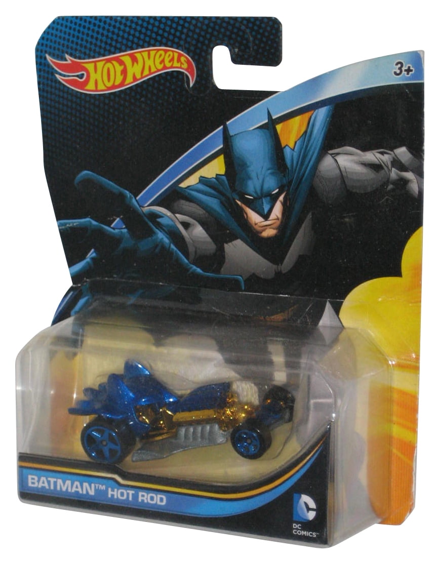 DC Comics Batman Hot Wheels Hot Rod Batmobile (2016) Character Cars Toy ...
