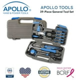 Apollo Tools 39-Piece Home Tool Kit, Starter Box, General DIY Blue ...