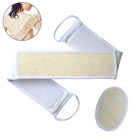 Loofah Bath Strap Exfoliating Massaging Back Scrubber Shower Towel ...