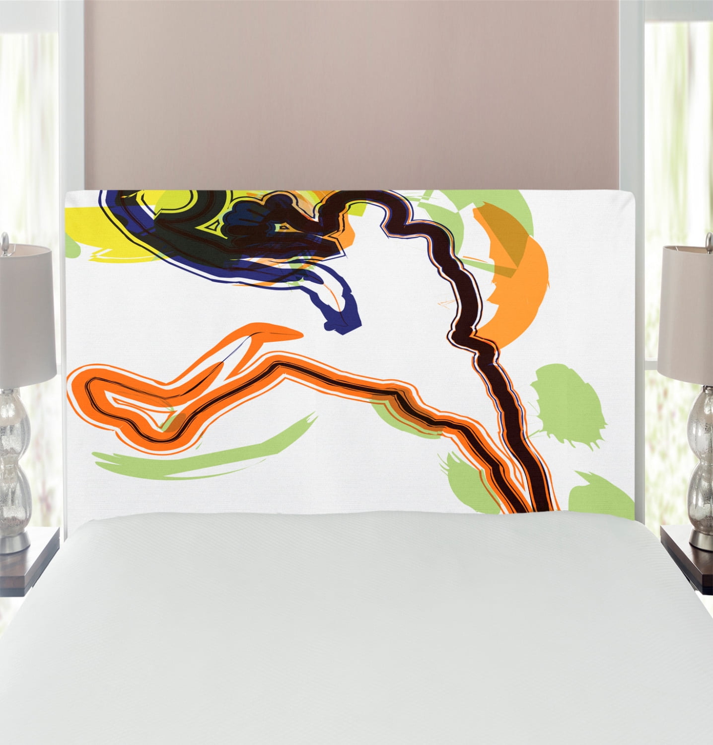 Basketball Headboard, Man Playing Basketball Illustration Champion ...
