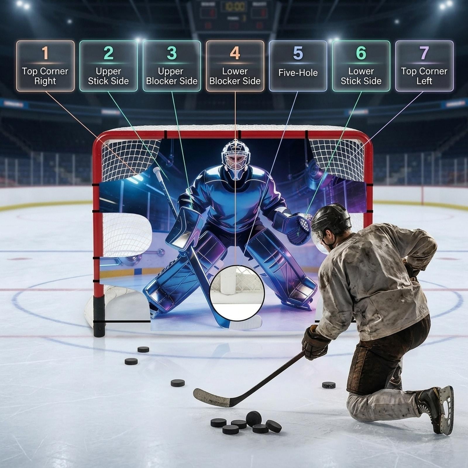 Click here for Dynwaveca Hockey Shooting Tarp Street Hockey Net B... prices