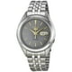 Seiko 5 Automatic Grey Dial Stainless Steel Men's Watch SNKL19 ...