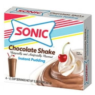 Sonic Strawberry Shake Instant Pudding, Fat-Free, 4 Servings, 3.03 oz ...