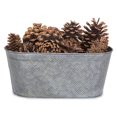 Oblong Hammered Metal Container Medium 10in - Walmart.com