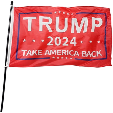 Donald Trump for President 2024 Take America Back Flag Red 3x5 Foot ...