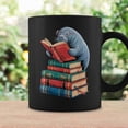 Book Reading Book Reader Mana Sea Animal Sea Cow Mana Coffee Mugs ...