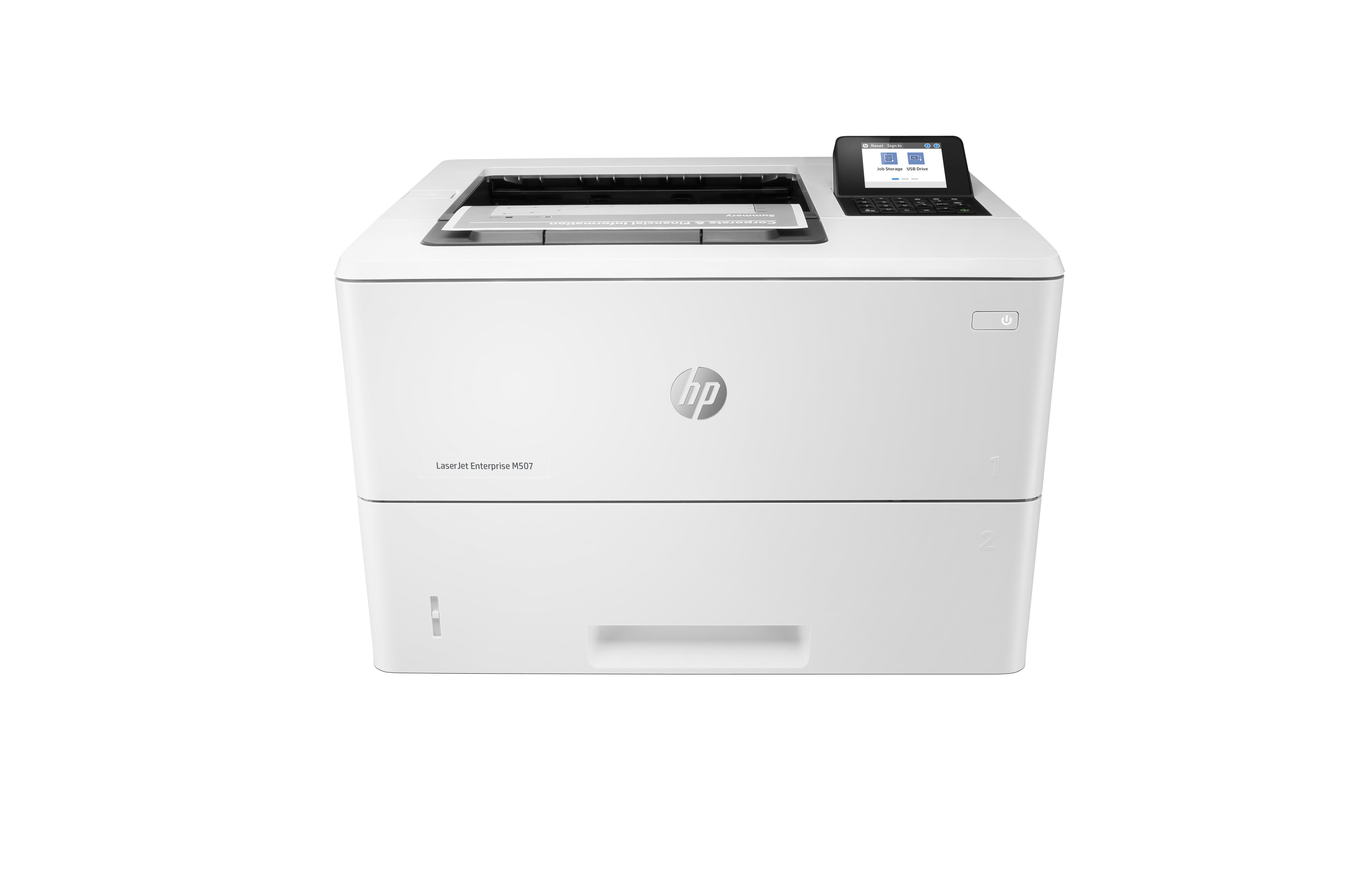 Impresora HP LaserJet Enterprise M507dn Blanco Y Negro | Walmart en línea