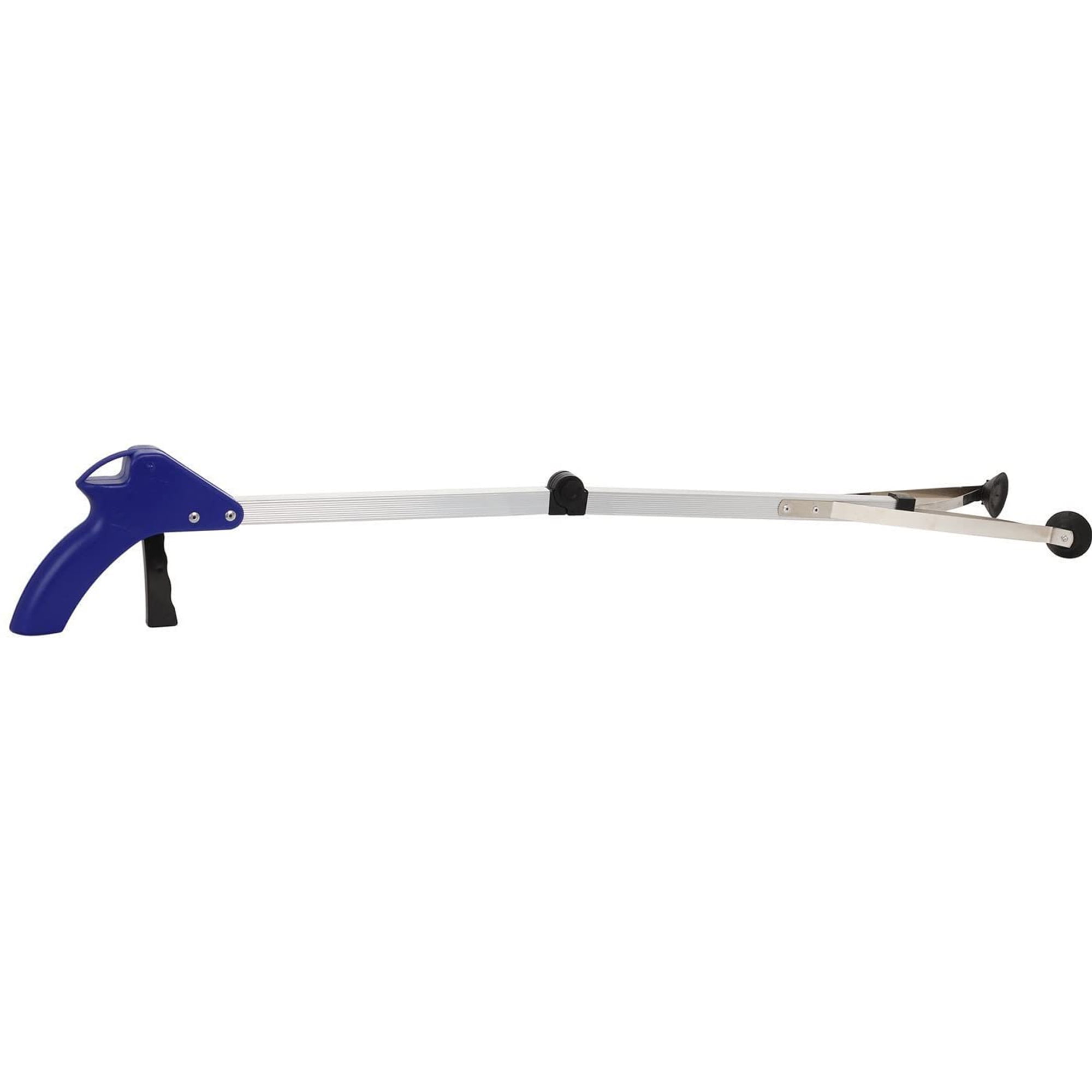 Dewadbow Foldable Long Trash Clamps Grab Pick Up Tool Curved Handle ...