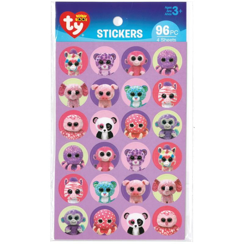 Beanie Boos Stickers 96/pkg-girl - Walmart.com