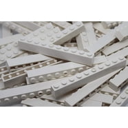 IMEX 2x4 Stud Interlocking Building Bricks White 100 Pack Compatible ...