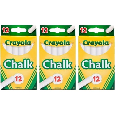 Crayola White Chalk 12 Ea Pack of 36 - Walmart.com