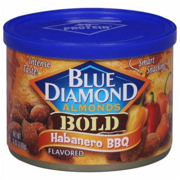 Blue Diamond Bold Spicy Barbeque Habanero BBQ Almonds, 6 oz - Walmart.com