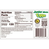 Junior Mints Candy - Pastel Chocolate Mint Easter Eggs, 3.5 oz Basket ...