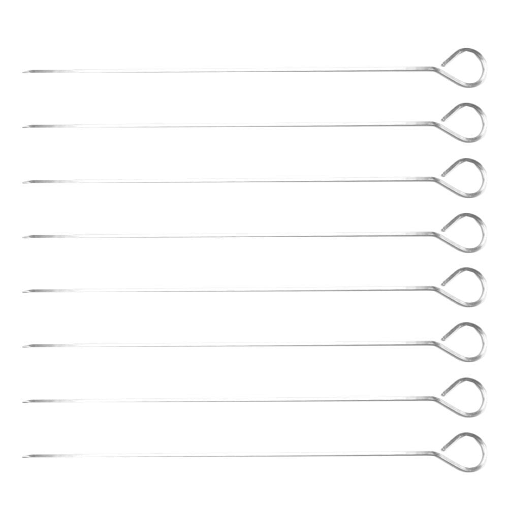 Click here for Qusenong 8pcs Stainless Steel Skewers Grilling Ske... prices