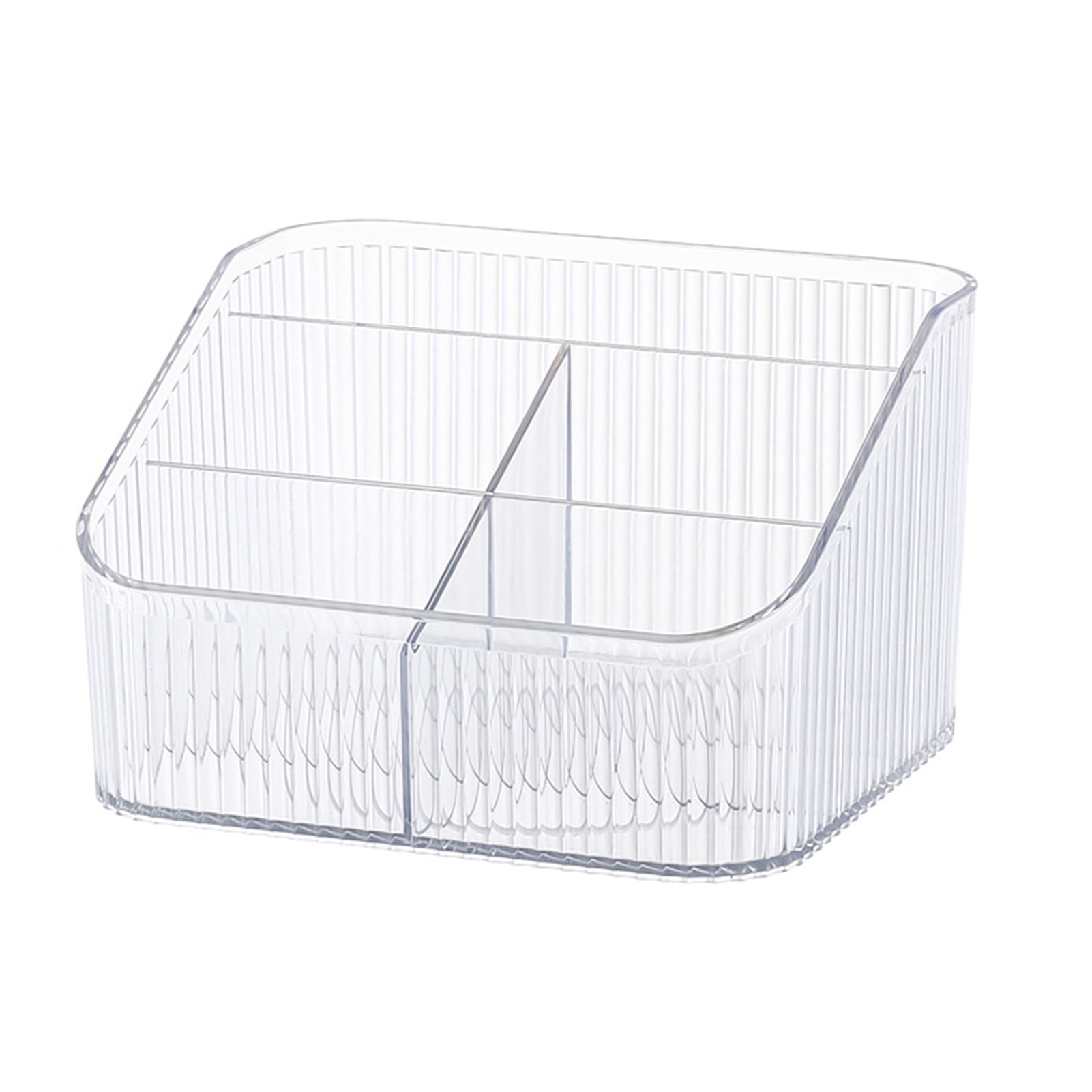 Clear Cosmetics Storage Box Organizer - Multi-Compartment, Bathroom ...
