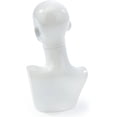 Displays2go Female Mannequin Bust, 18"H, Abstract Features, 18"H ...