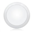 Maxxima 7.5 in. LED Disk Light, Ceiling Fixture, Warm White 3000K, 900 ...
