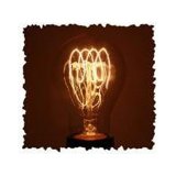Vintage 40 watt 1920 Light Bulb Nostalgic Quad Loop Filament Medium ...