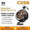 MEMO CX08 Mobile Phone Semiconductor Cooling Fan Magnetic Back Clip 2 ...