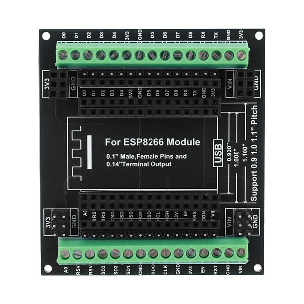 Placa ESP8266 Módulo de expansión Terminal de 38 mm/014 para desarrollo ...