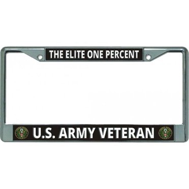 U.S. Army 82nd Airborne Chrome License Plate Frame - Walmart.com