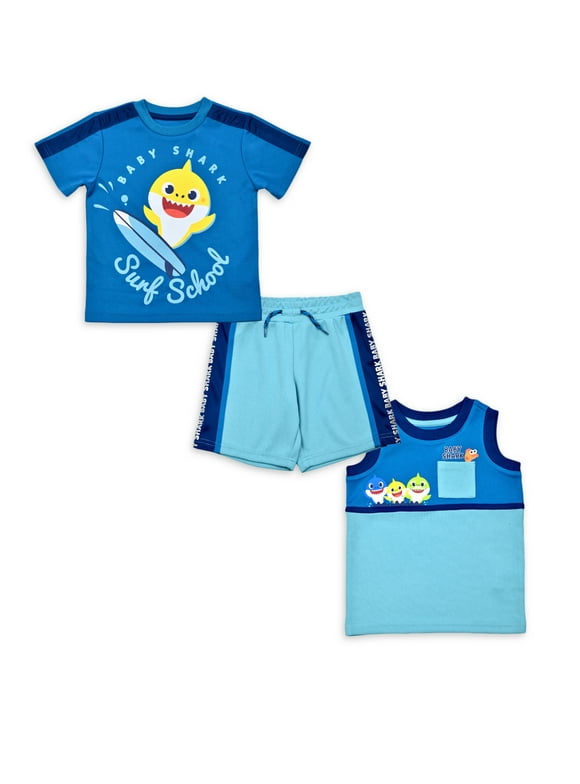 Baby Shark Clothing in Kids Clothing Character Shop - Walmart.com