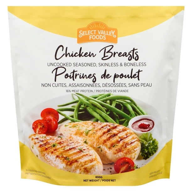 Select Valley IQF Chicken Breast, 800g - Walmart.ca