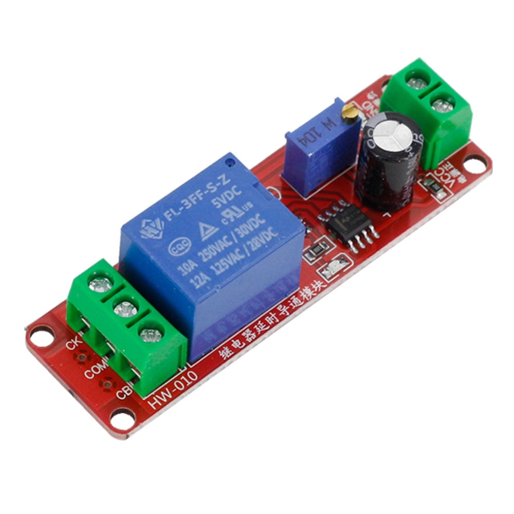 DC 5V 12V Time Delay Relay NE555 Time Relay Shield Timing Relay Timer ...