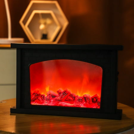 CARBONLIKE Fireplace Lamp Led Flame Effect Log Fire Place Ornaments ...