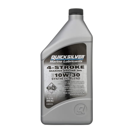 Quicksilver 8M0142135 4-Stroke Marine Engine Oil - for Outboard ...