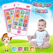 HUMJUSE Kids Phone Toy with Sound & Light - Educational Toy Cell Phone ...