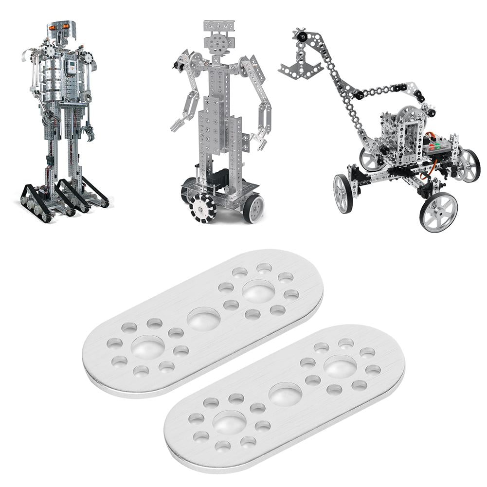 Buy Tebru 2pcs 3 Hole Aluminum Plate for Pitsco Tetrix Robotics ...