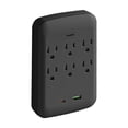 Wall Outlets Extender with 6 AC Outlets 1 USB and 1 USB C Port - Multi ...
