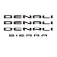 GMC Sierra DENALI Emblem Overlay Decal Lettering Set 2019-2026 GM ...