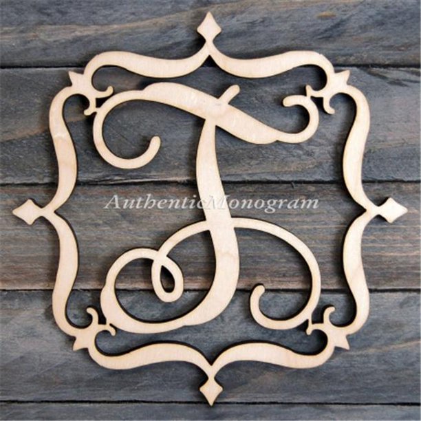 G.DeBrekht Artistic Studios 91309P-12 Single Letter Filigree Frame ...