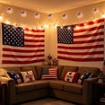 4th of July Decor, Flag Festive String Lights, Star and Stripe LED ...