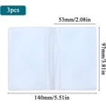 3 Pcs Wallet serts for Credit Cards, Plastic Wallet Picture Holder sert ...