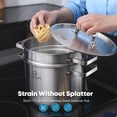 Premium Stainless Steel Asparagus Vegetable Tall Steamer Pot Spaghetti ...