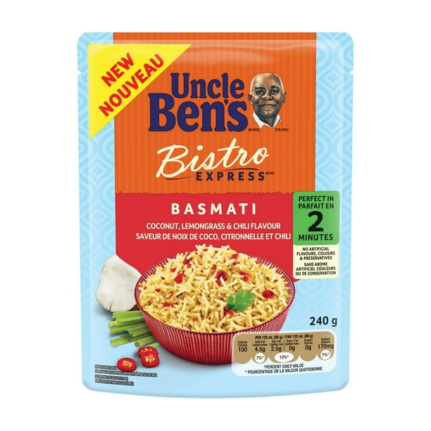 Uncle Ben's Bistro Express® Basmati Coconut, Lemongrass & Chili Flavour ...