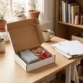 25 Pack 8x6x2 Inch Shipping Boxes, Small Corrugated Cardboard Mailer ...