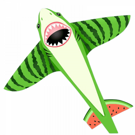 Kite For Adults, Funny Air Dancer, Shark Melon Kite For Children ...