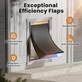 Aluminum Cat Door, Cat Door Interior Door with Safety Locks, Exterior ...