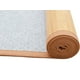 TMS 5FT x 8FT Natural Bamboo Slat Area Rug Floor Carpet Mat w/ Backing ...