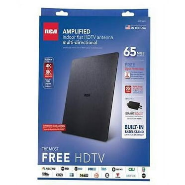 RCA 3006784 Indoor HDTV Flat Antenna, Black - Walmart.com
