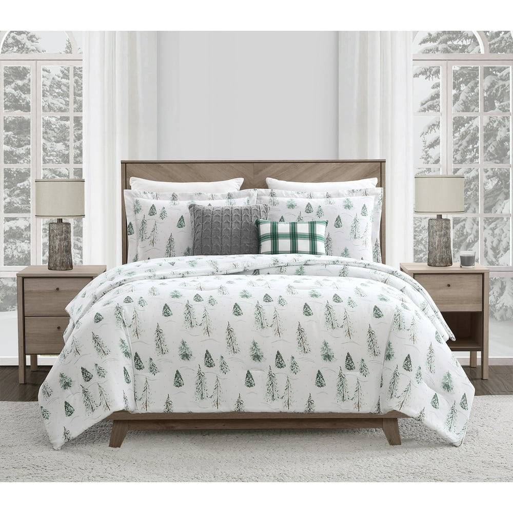 Mainstays Christmas Tree 3 Piece Comforter Set W 2 BONUS Dec Pillows mainstays-christmas-tree-3-piece-comforter-set-w-2-bonus-dec-pillows