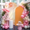 6FT Arch Backdrop Covers, Orange Yellow Fall Wedding Arch Cover ...