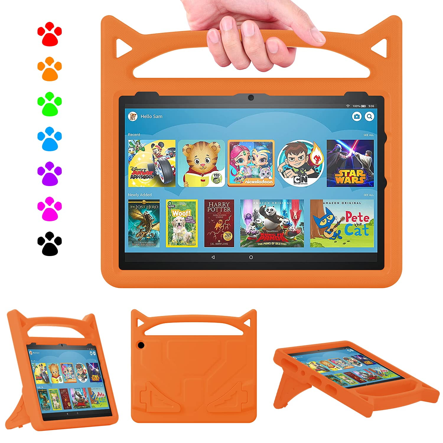 All-New HD 10 & HD 10 Plus Tablet 2021 Model Case (Only Compatible with ...